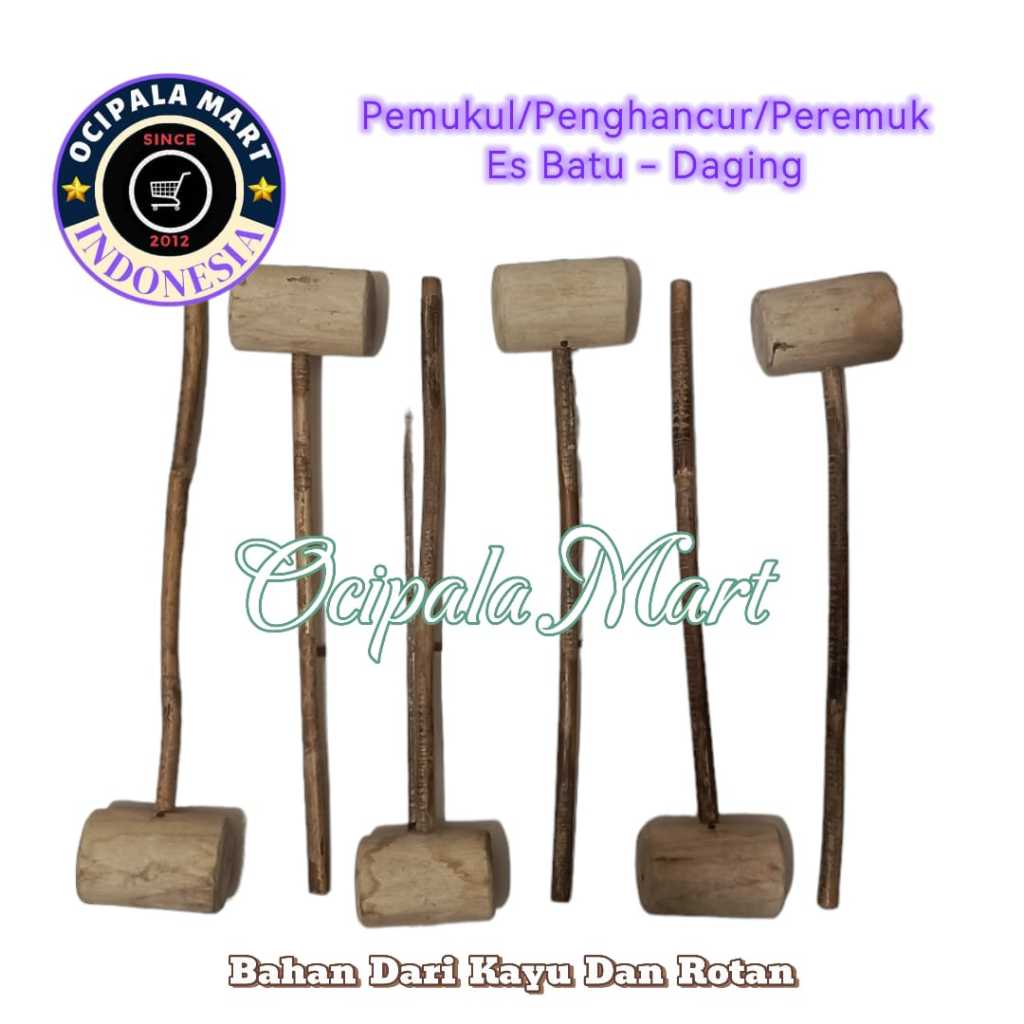 Jual Palu Pemukul Penghancur Peremuk Es Batu Dan Daging Bahan Dari Kayu ...
