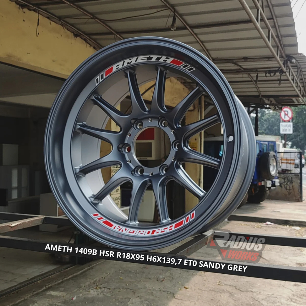 Jual velg mobil cumi darat R18 pajero fortuner hilux dll type hsr ameth pcd 6x139.7 | Shopee ...