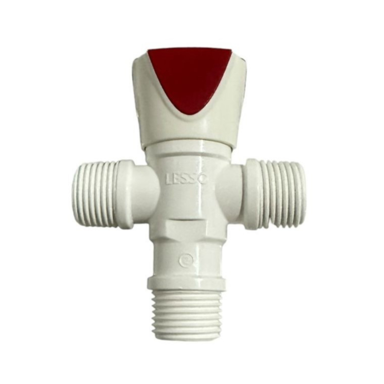 Jual Kran T Shower U-PVC lesso 1/2” / Stop Kran T 1/2” Jet Shower ...