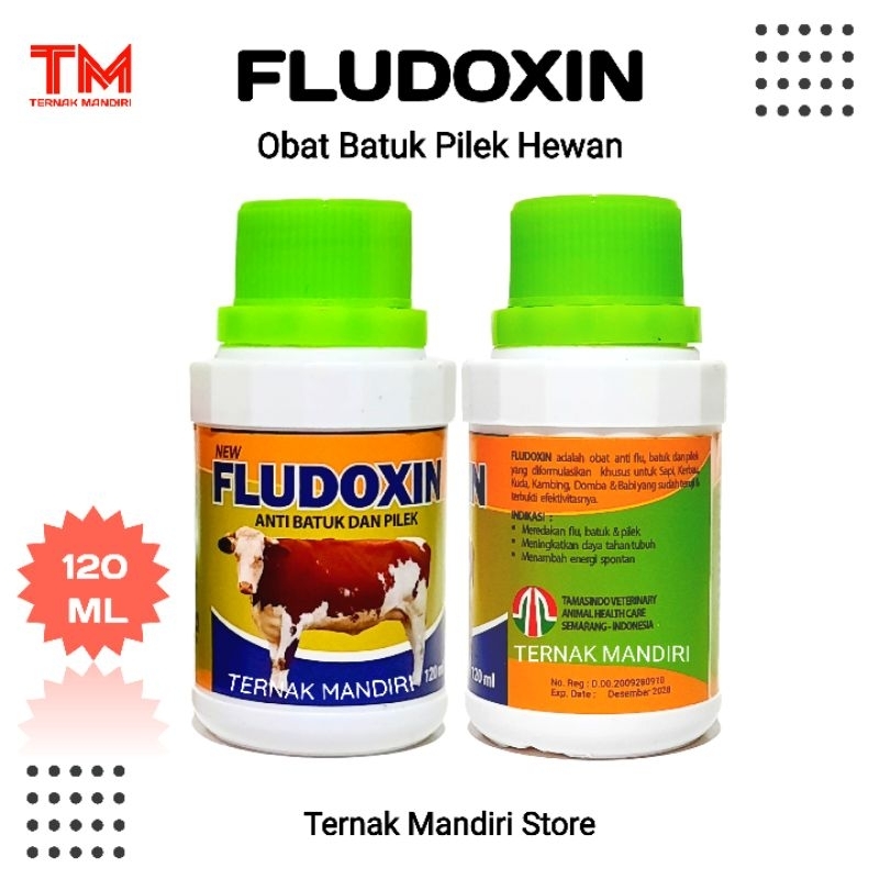 Jual Fludoxin 120ml obat batuk pilek sapi & kambing | Shopee Indonesia