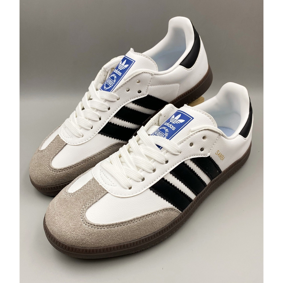 Jual Adidas Sepatu Samba Vegan White Gum Cloud White Coreblack ...