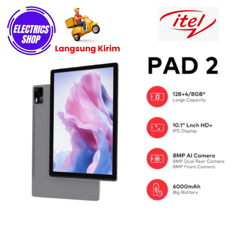 Jual Itel Pad 2 4/128 GB Garansi Resmi ITEL | Shopee Indonesia