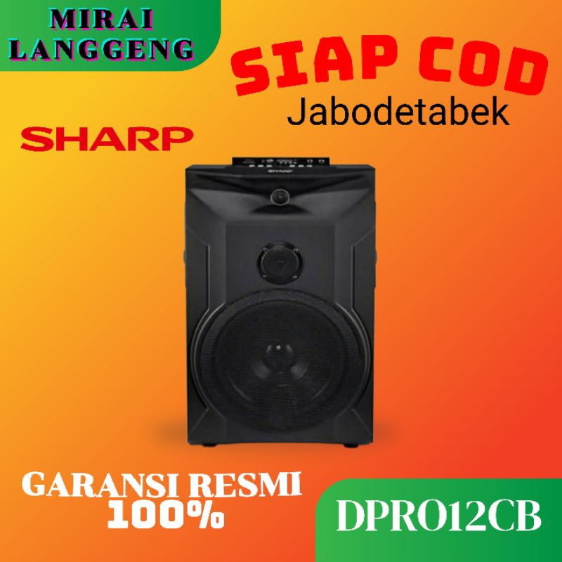 Jual SHARP CBOX DPRO12CB SPEAKER BLUETOOTH KARAOKE | Shopee Indonesia