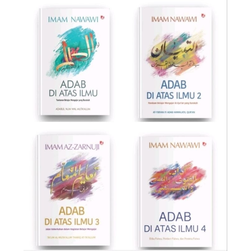 Jual Adab di Atas Ilmu seri 1 2 3 4/ Paket adab Original - Imam Nawawi ...