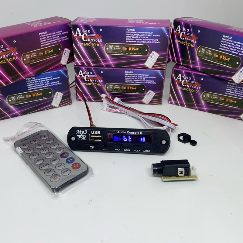 Jual Modul Mp3 Bluetooth bisa KARAOKE sudah plus input mic | Shopee ...