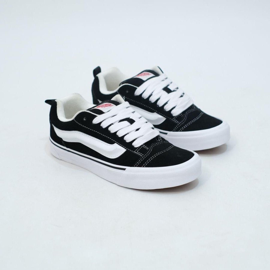 Jual SNEAKER - Vans Knu Skool Black White Classic Original [SEPATU ...