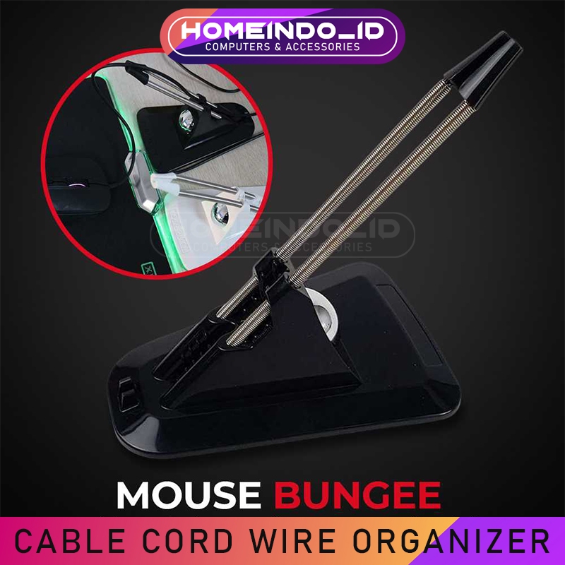Jual Penyanggah Kabel - Mouse Bungee Cable Cord Wire Organizer | Shopee ...