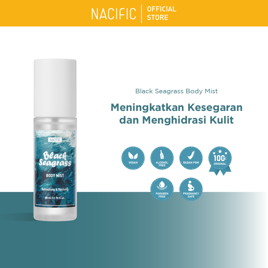 Jual NACIFIC Black Seagrass Body Mist 80ml | Shopee Indonesia
