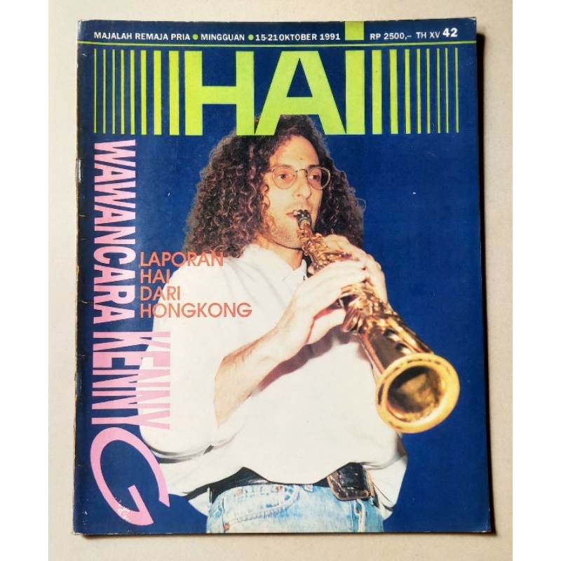 Jual Majalah Hai 15 Oktober 1991 : Cover Kenny G - Desy Ratnasari ...