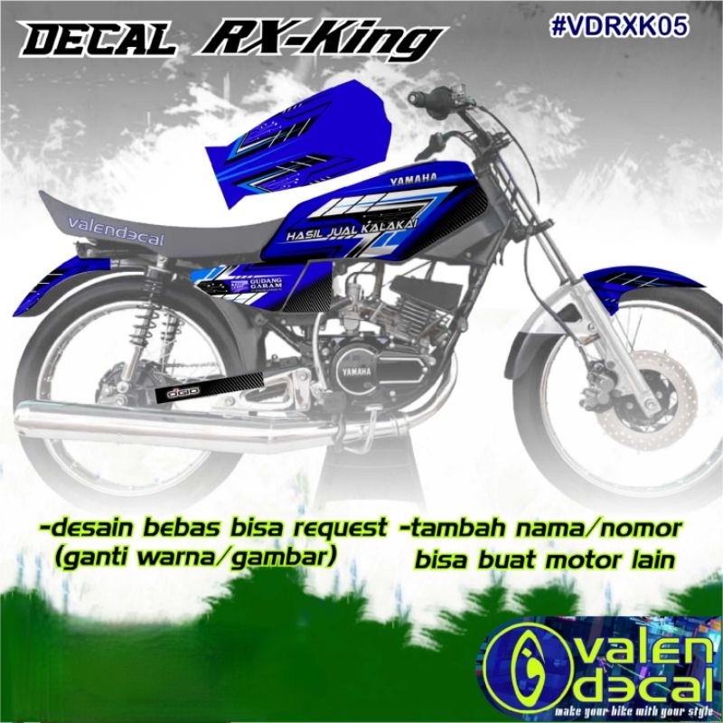 Jual Stiker Striping Decal RX King full body murah | Shopee Indonesia