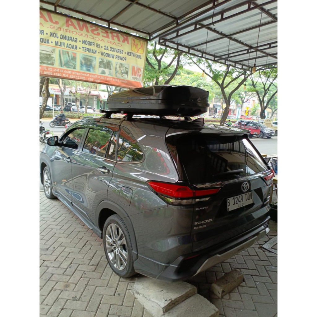 Jual ROOFBOX ROOF BOX INNOVA ZENIX SLIM IMPORT GLOSY FULL SET | Shopee ...