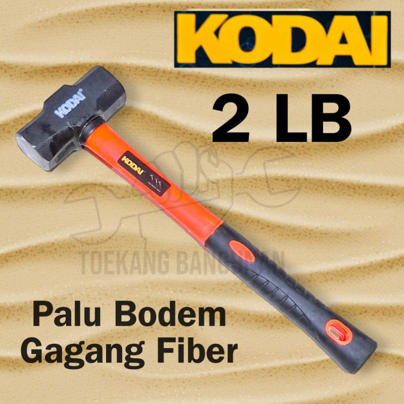 Jual Kodai Palu Bodem Palu Batu Gagang Fiber 2LB (1kg) | Shopee Indonesia