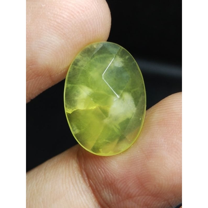 Jual Natural Prehnite 18 x 13 x 5 mm 8.95 Ct Memo No Treatment Oval ...