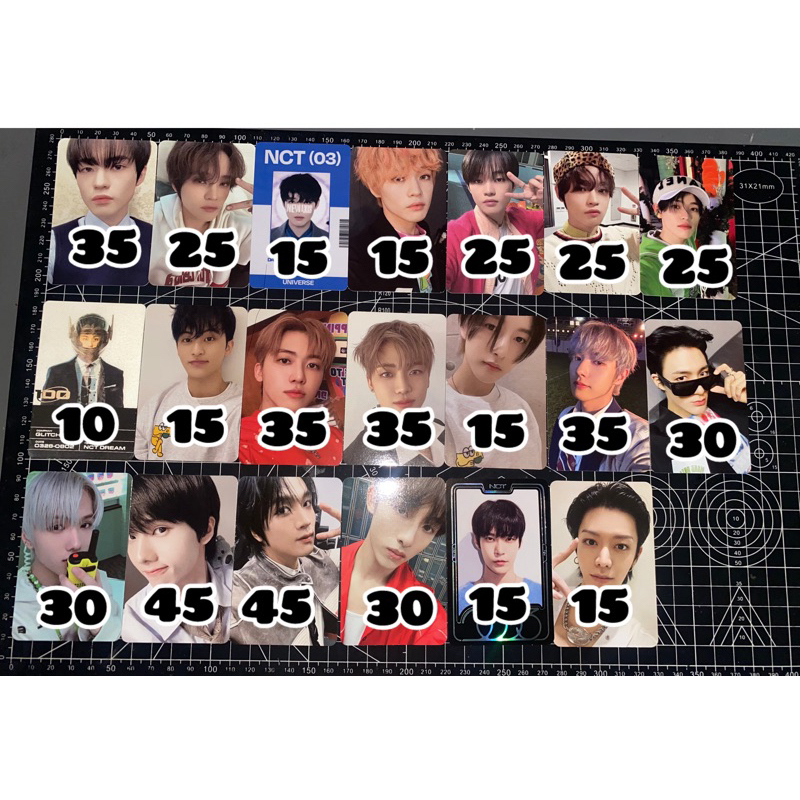 Jual Photocard aab nct dream nct 127 ilichil wayv doyoung yuta winwin mark renjun jeno haechan ...