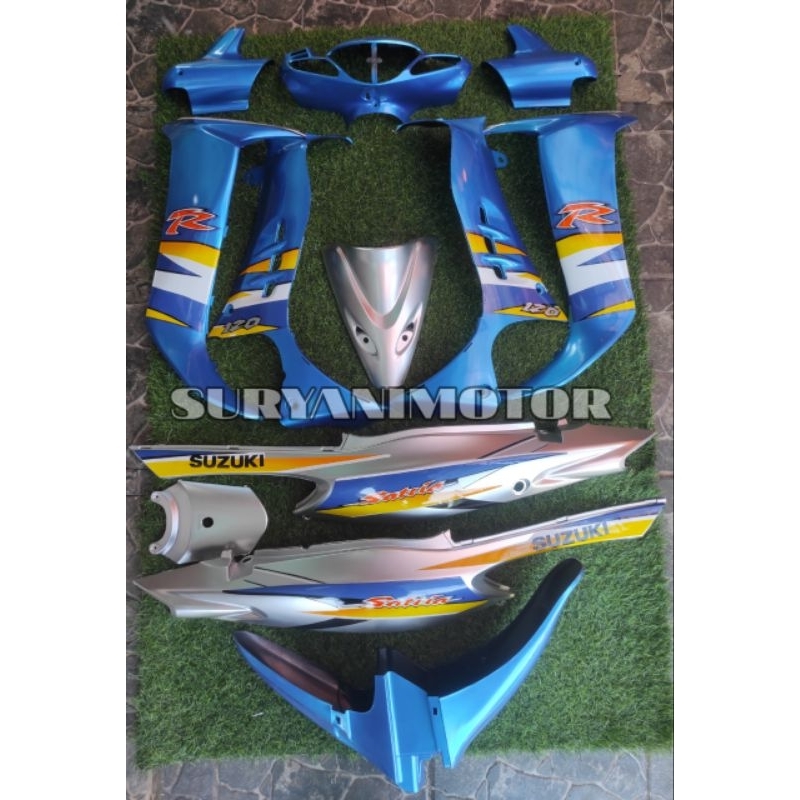 Jual FULL BODY HALUS SATRIA HIU MALAYSIA BIRU SILVER PLUS STRIPING ...