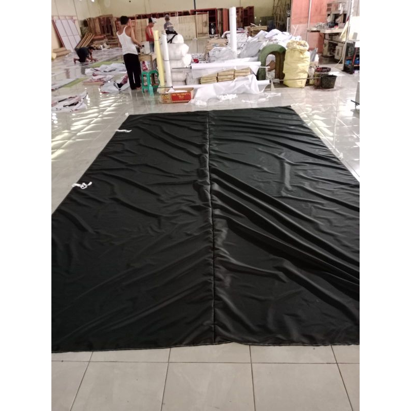 Jual bendera hitam polos sudah jahit sudah tali berbagai ukuran harga ...