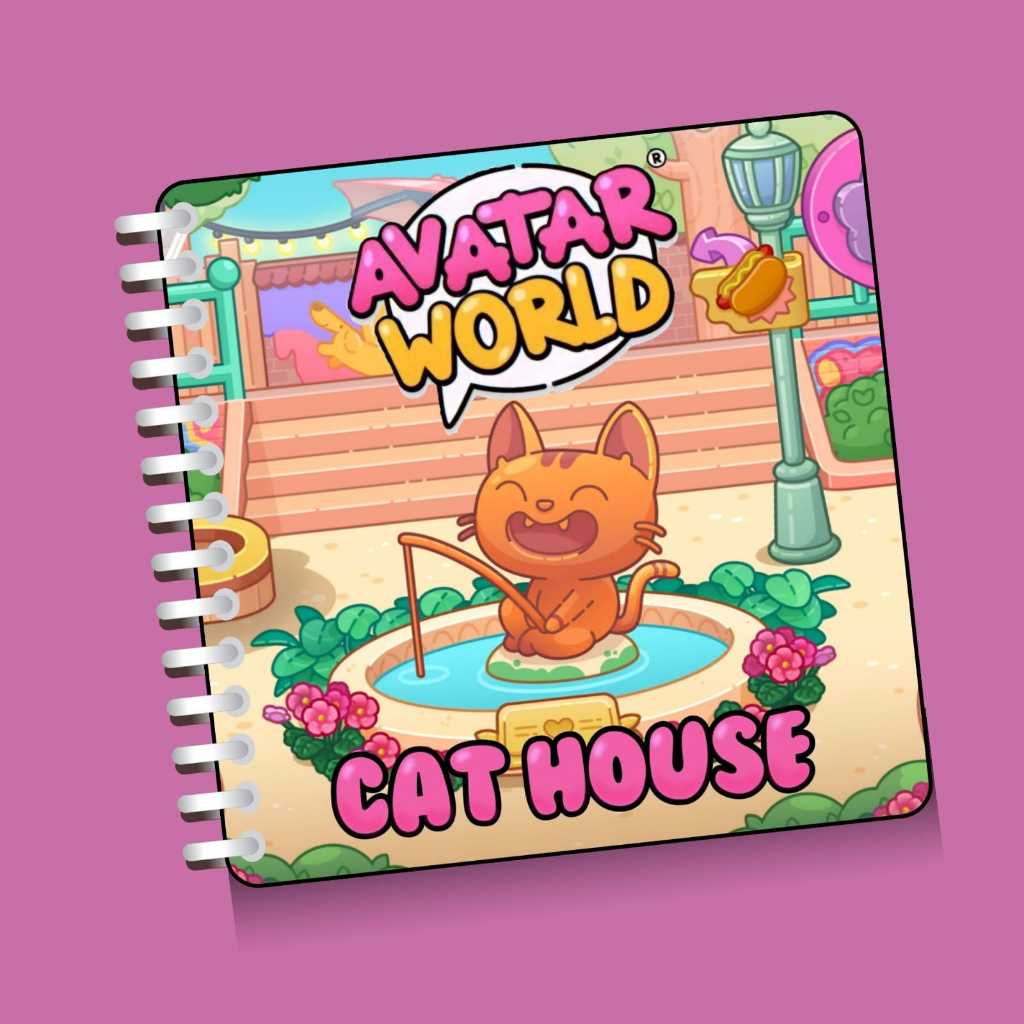 Jual Paper Doll Cat House Avatar World Mainan Anak Bongkar Pasang ...