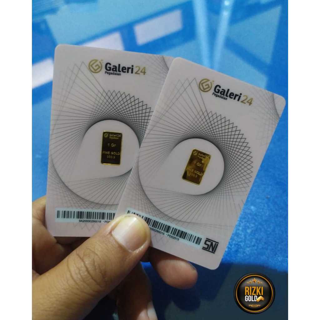 Jual LOGAM MULIA EMAS 1 GRAM GALERI 24 PEGADAIAN PRESS | Shopee Indonesia