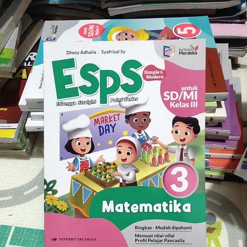 Jual original buku esps matematika untuk SD/mi kelas 3 kurikulum merdeka | Shopee Indonesia