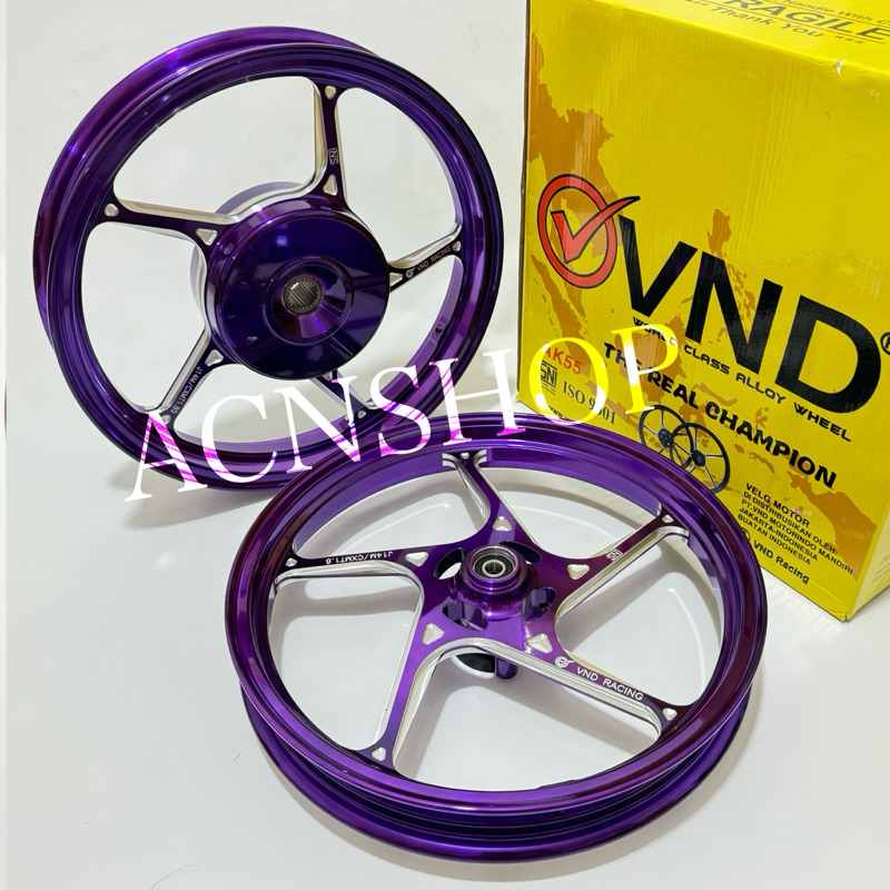 Jual VELG RACING VND AK 55 PALANG 5 BEAT VARIO 110 SCOOPY VARIO 125 VARIO 150 - OREN | Shopee ...