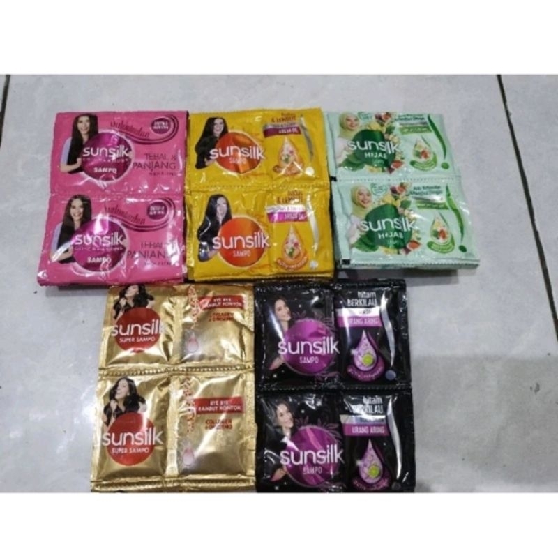 Jual Sunsilk Shampoo Renceng Isi 24 Saset - Sampo Sunsilk Renceng ...
