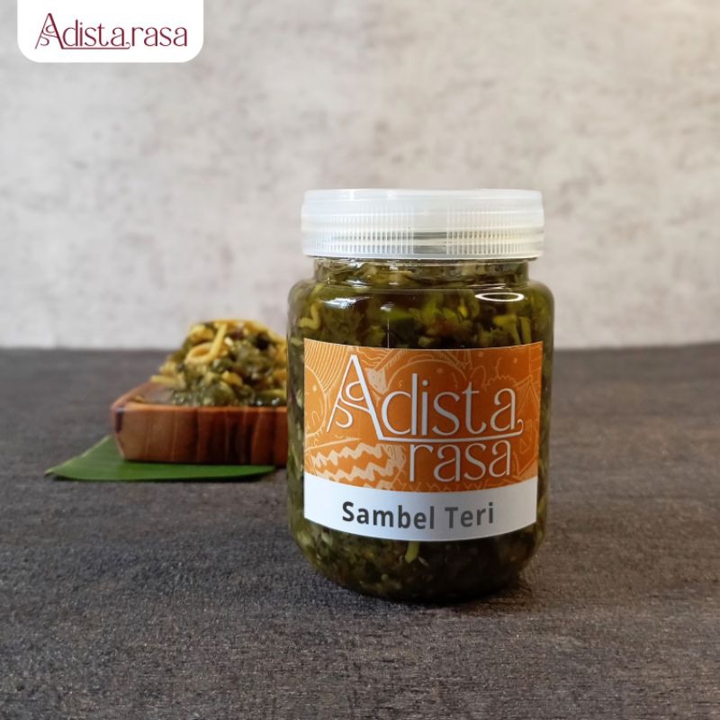 Jual Sambal Ijo Teri PEDAS GURIH praktis siap makan kemasan botol 200 ...