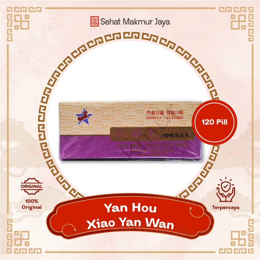 Jual Liu Shen Wan Yan Hou Xiao Yan Wan Isi 120 Pill - Obat Herbal Sakit ...