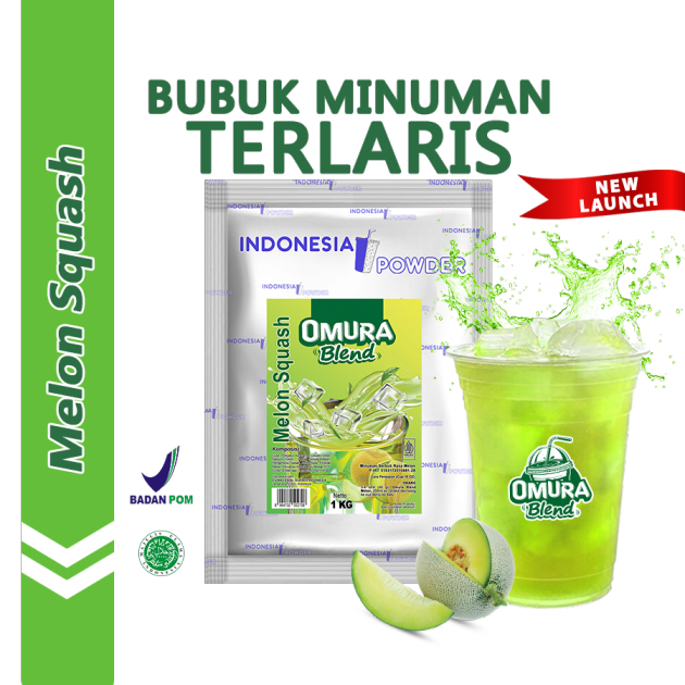 Jual Bubuk Minuman Premium Rasa Melon Squash 1 Kg (Non Susu) | Shopee ...