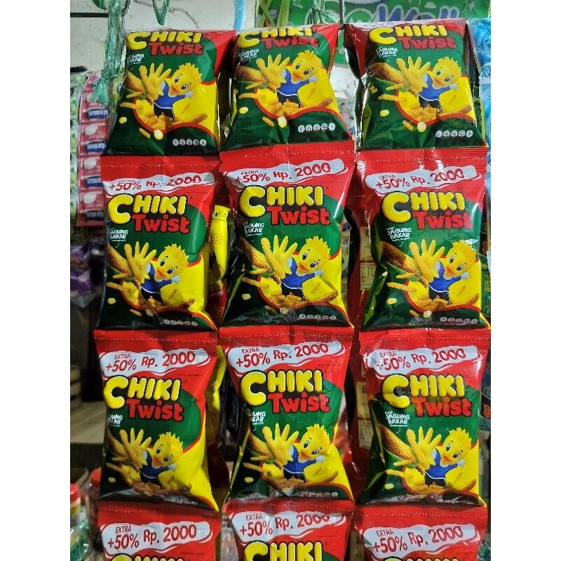 Jual Chiki Twist Rasa Jagung Bakar (1 Renceng isi 10 Pcs) | Shopee ...