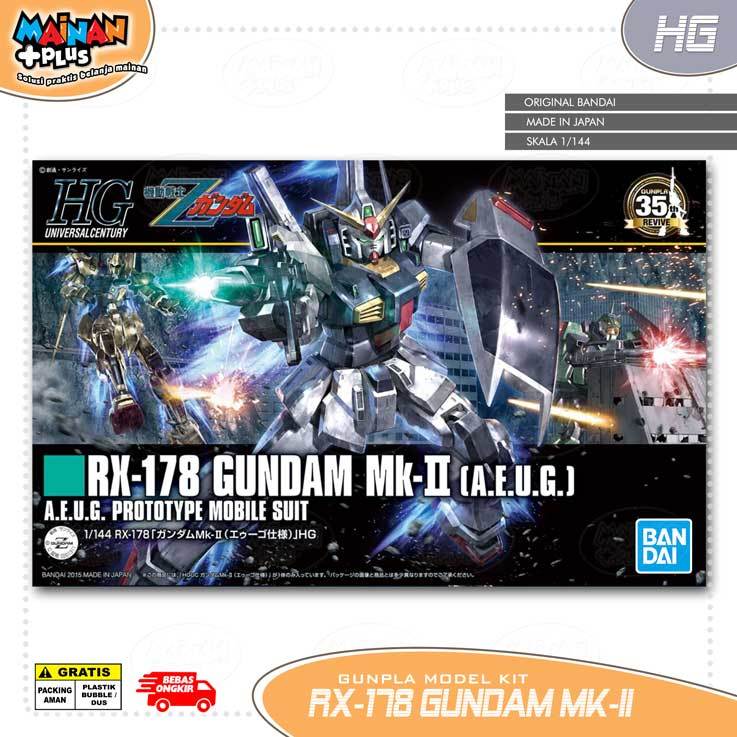 Jual HG HGUC RX-178 GUNDAM MK2 AEUG HIGH GRADE 1/144 ORIGINAL BANDAI GUNPLA MODEL KIT | Shopee ...