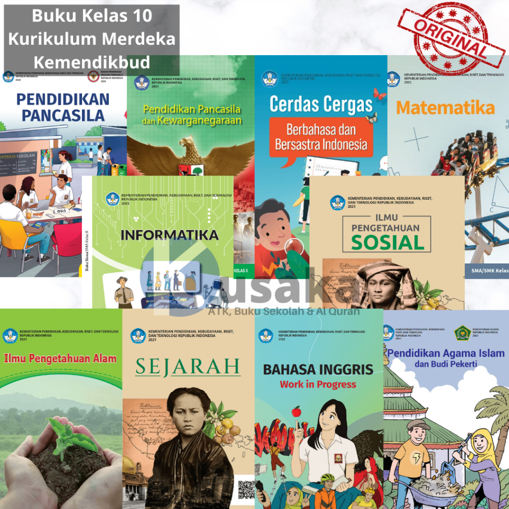 Jual Buku Paket Kelas 10 SMA Kurikulum Merdeka Revisi Terbaru Pelajaran Kemendikbud Diknas ...