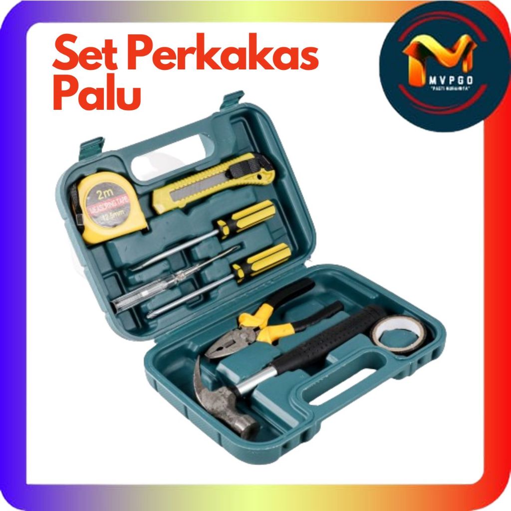 Jual MVPGO - OBENG SET PERKAKAS ISI 8 DENGAN KOTAK BOX | Shopee Indonesia