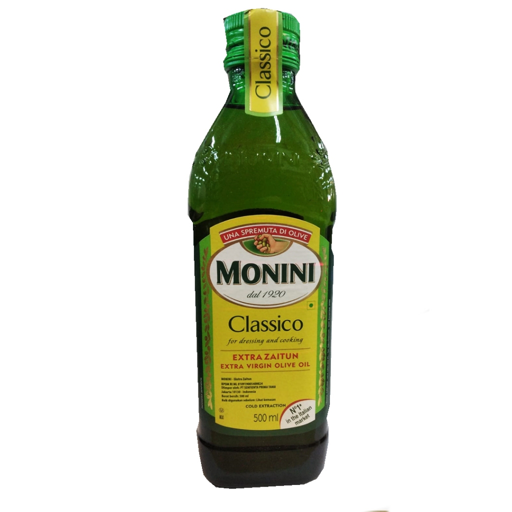Jual MONINI CLASSICO EXTRA VIRGIN OLIVE OIL 500ml | Shopee Indonesia