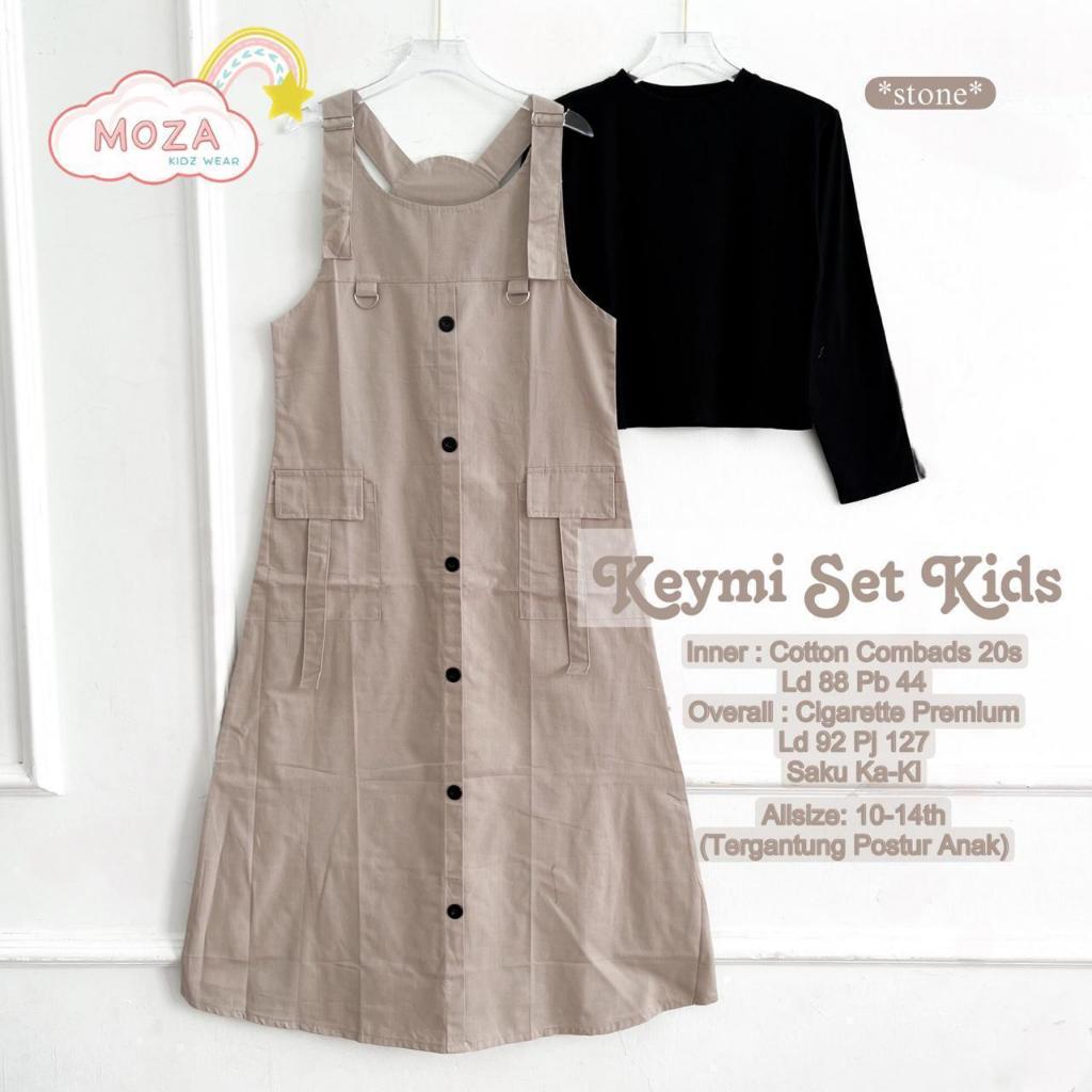 Jual [[ NEW ARRIVAL ]] KEYMI SET KIDSSET OVERALL ANAK REMAJA USIA 10-15 ...