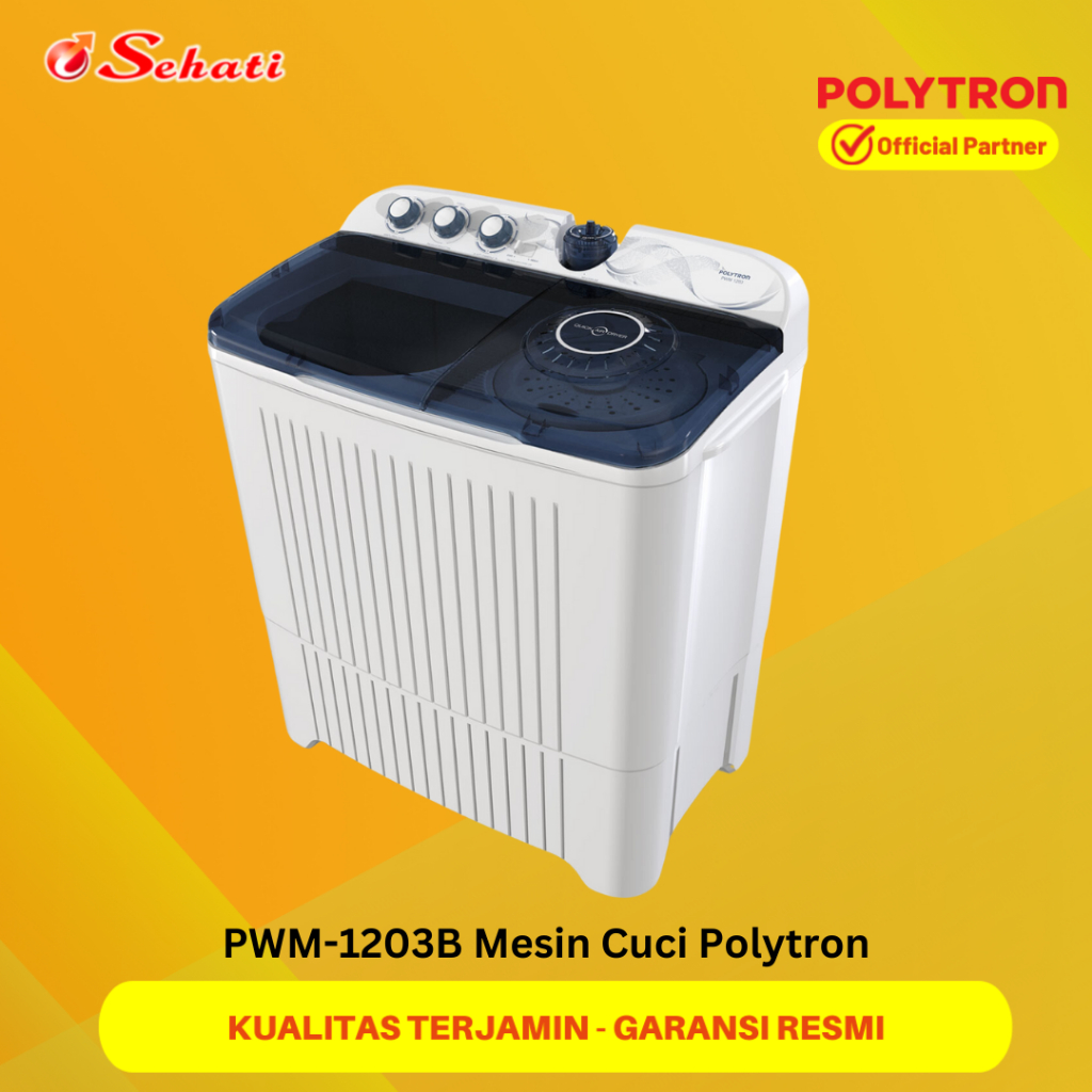 Jual POLYTRON PWM-1203B Mesin Cuci Polytron Big Capacity Primadona ...