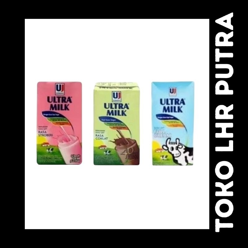 Jual Susu Ultra Milk UHT 125 ML All Varian | Shopee Indonesia