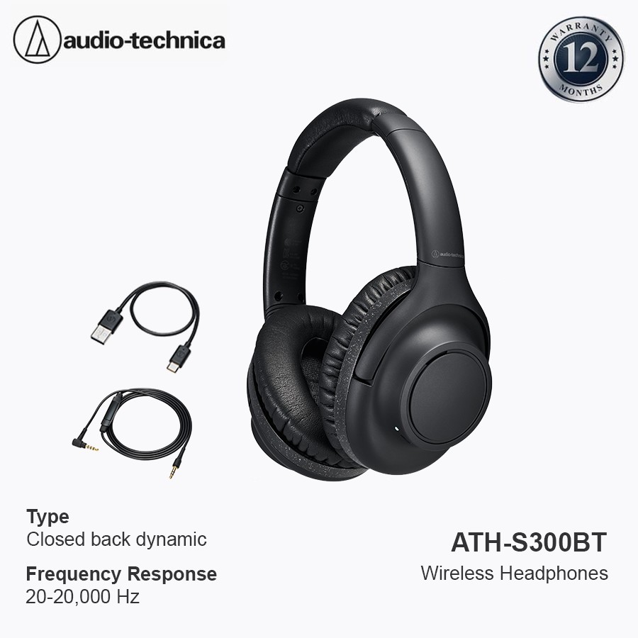 Jual Audio-Technica ATH-S300BT Wireless Headphone with Three Noise ...