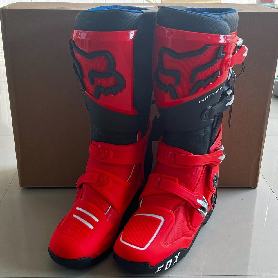 Jual Sepatu Cross FOX Instinct 2.0 2024 - Red | Shopee Indonesia