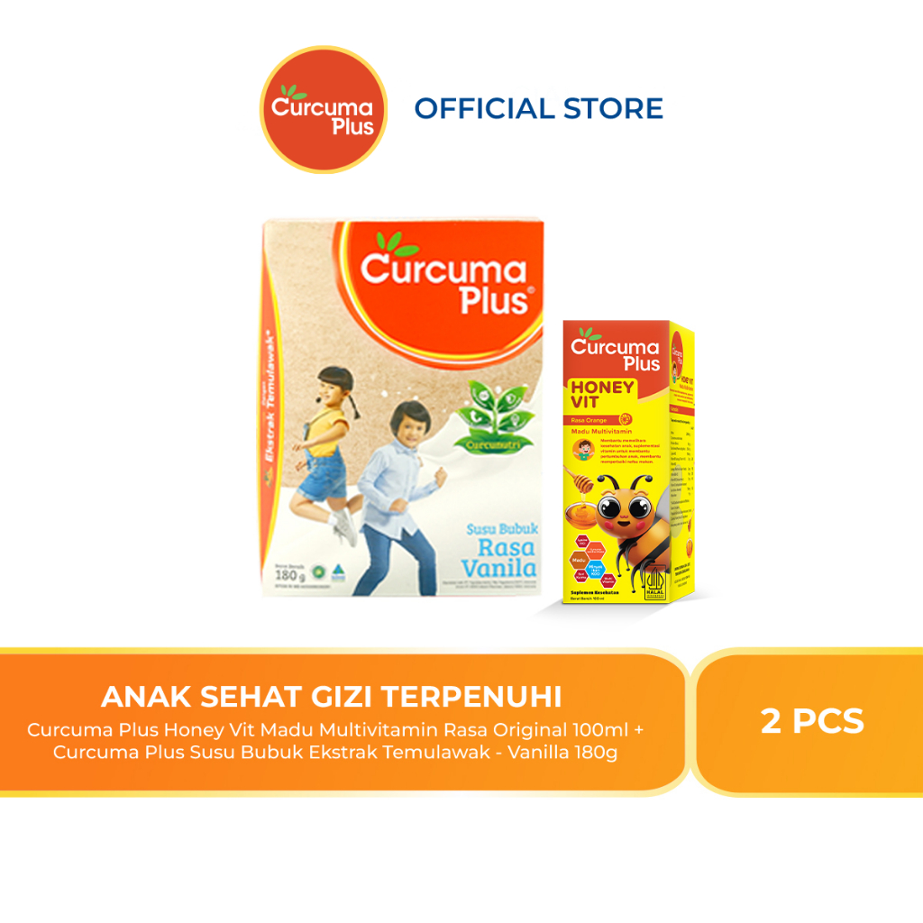 Jual Paket Curcuma Plus Anak Sehat Gizi Terpenuhi 3 | Shopee Indonesia
