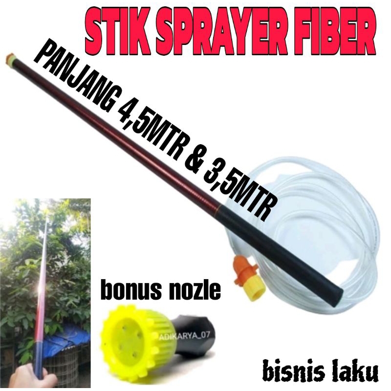 Jual [gratis nozle] Stik Sprayer Elektrik Panjang 4,5meter 3,5meter ...