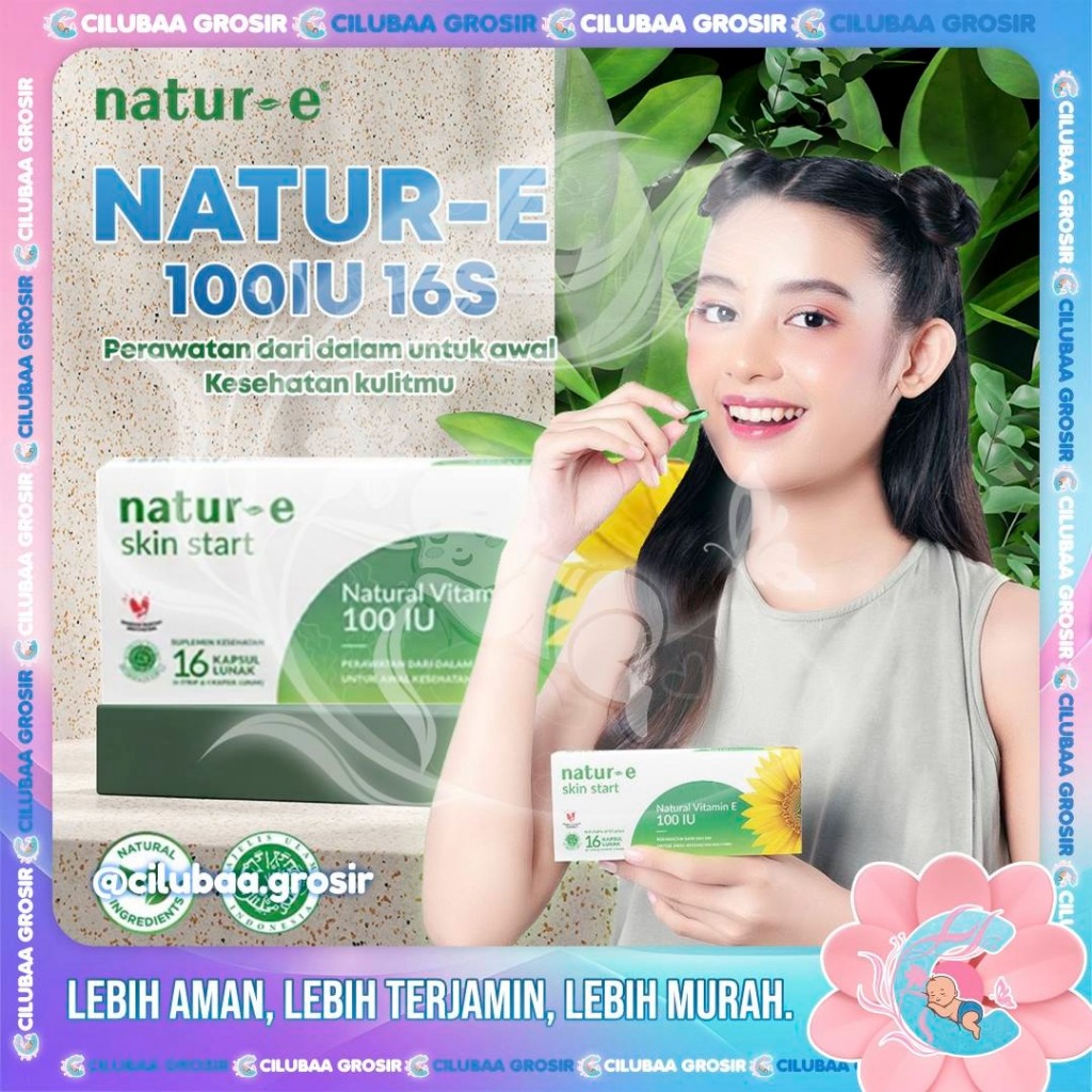 Jual Natur-E Skin Start Natural Vitamin E 100IU 16s || Soft Capsule ...