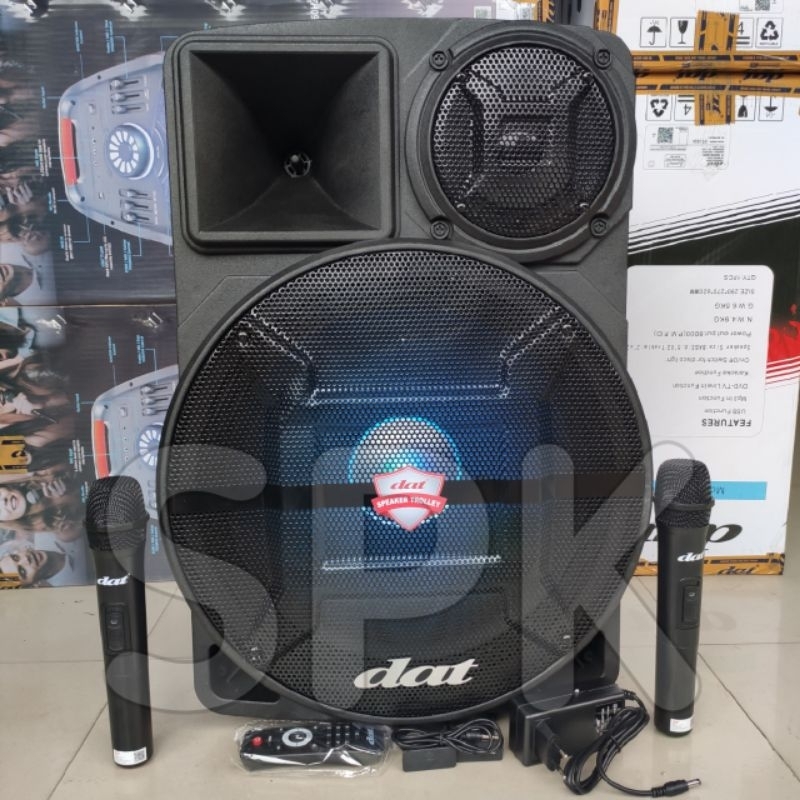 Jual Speaker DAT 15 inch DT 153 Bluetooth Original | Shopee Indonesia