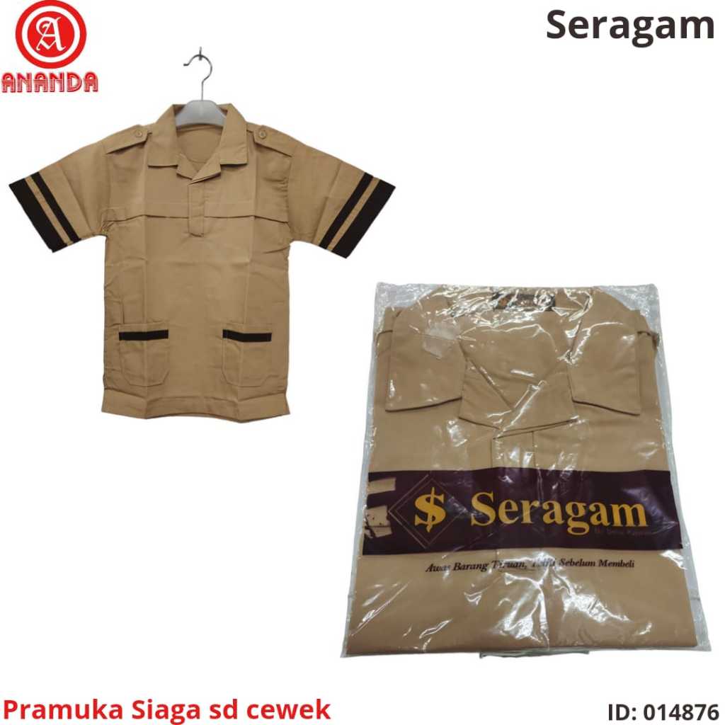 Jual hem pendek seragam sd pramuka siaga tex | Shopee Indonesia