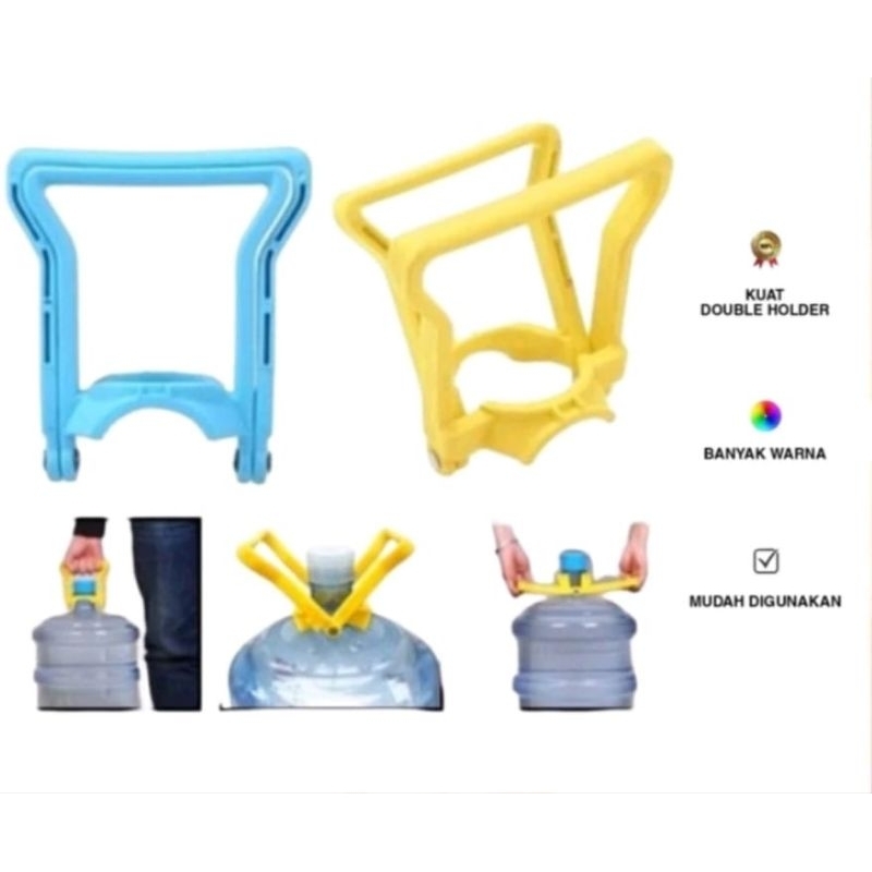 Jual Alat Angkat Galon Air Double Handle Grip Holder Botol Aqua Bahan ...