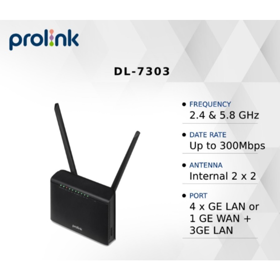 Jual Prolink Dl 7303 Smart 4g Lte Fixed Wi Fi Router Shopee Indonesia