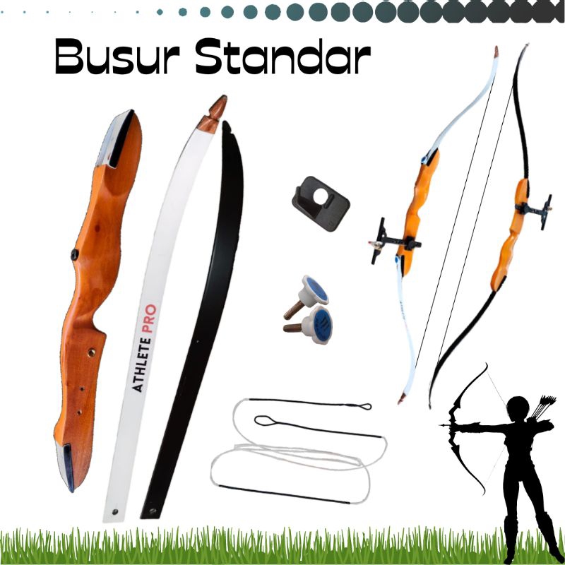 Jual Busur Standar Bow Panah Panahan Anak SD Archery Pemula Kompetisi ...