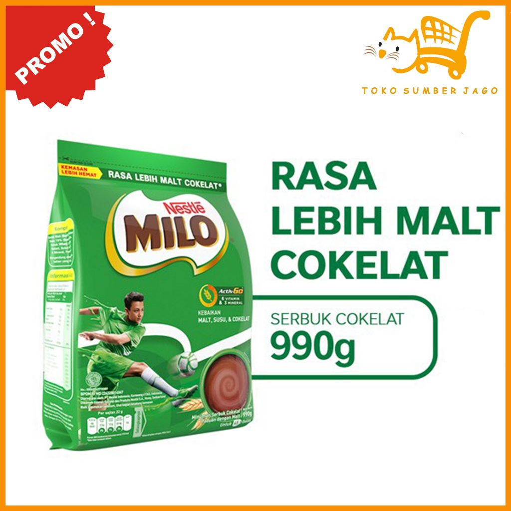 Jual Milo Active Go Pouch 990gr | Shopee Indonesia