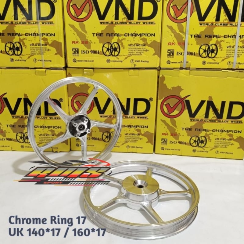 Jual VELG VND AK 55 RING 17 140*17 160*17 VARIO 125 / 150 / 110 BEAT SCOOPY SPACY GENIO ORIGINAL ...