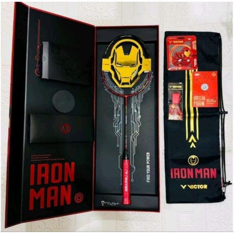 Jual LIMITED EDITION Raket Badminton VICTOR IRON MAN SERIES ORIGINAL ...