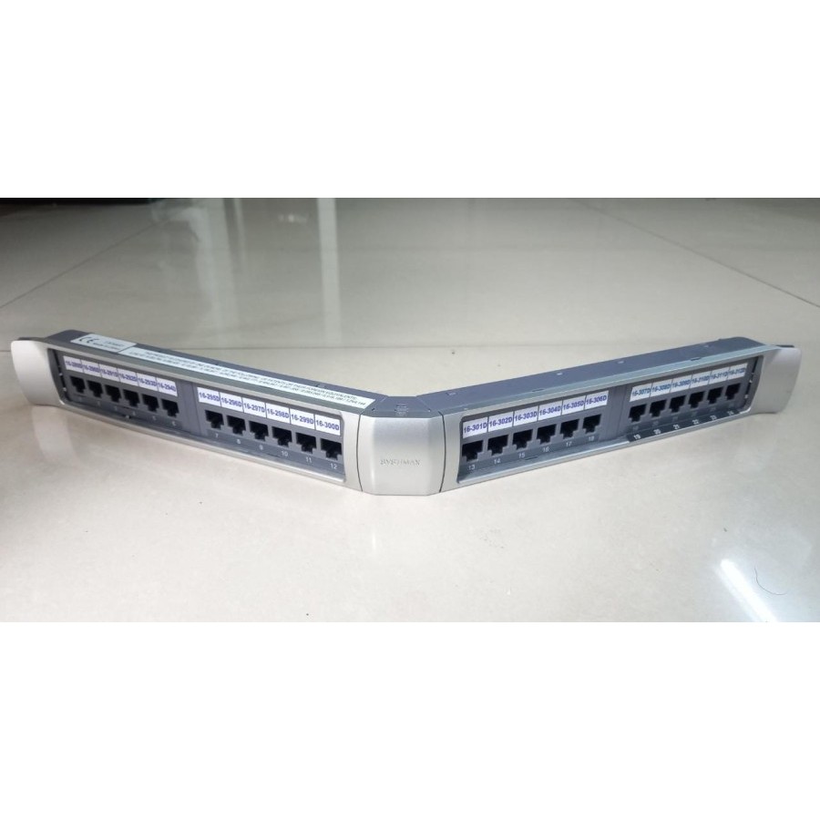 Jual Patch Panel Systimax 360 Gigaspeed 1100GS3 Evolve UTP Cat6 24 Port ...